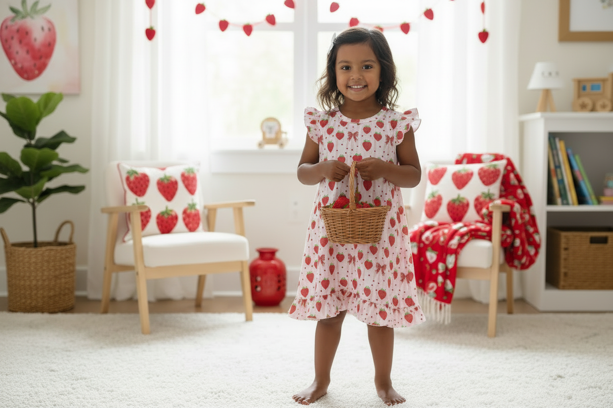 Berry Sweet Pajama Dress – FAITH+ROSE